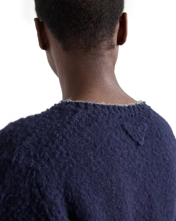Prada Shetland Wool V-neck Sweater