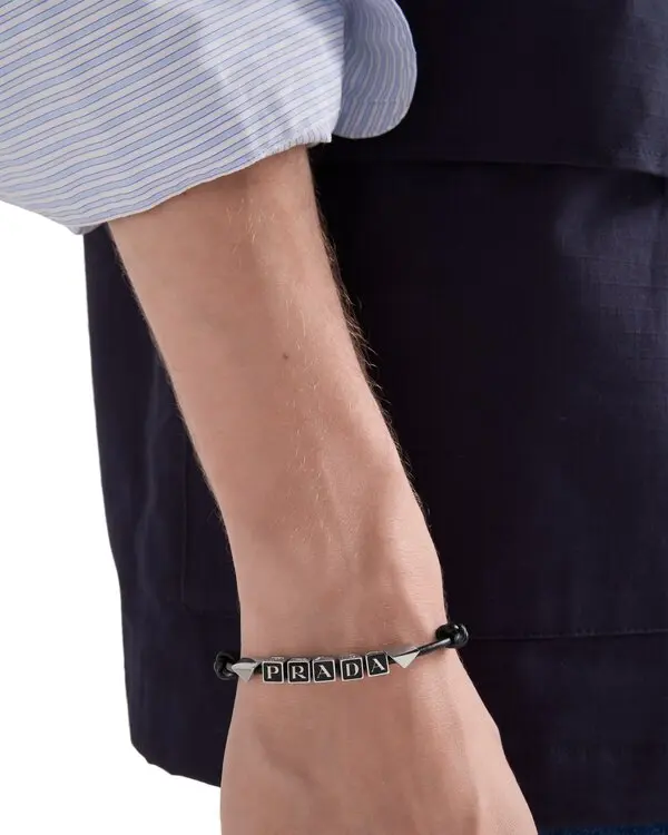 Prada Nappa Leather Bracelet
