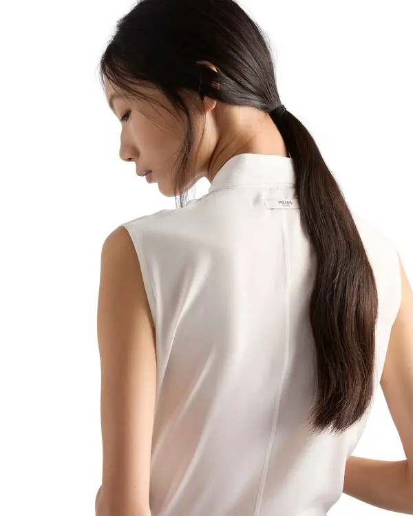 Prada Crepe De Chine Shirt