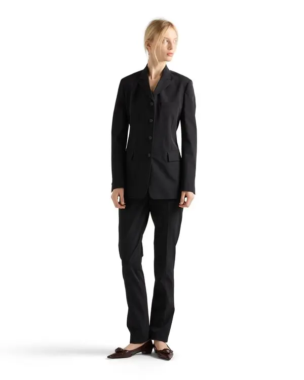 Prada Stretch Technical Fabric Pants