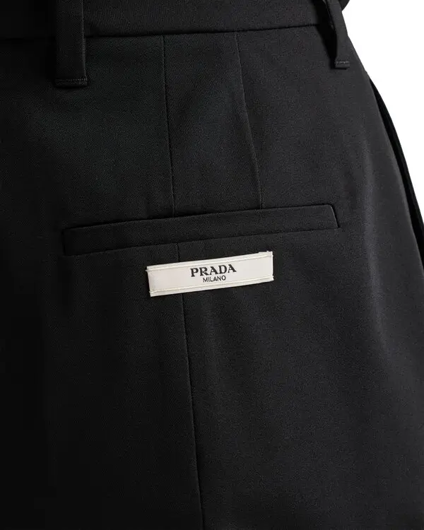 Prada Stretch Technical Fabric Pants