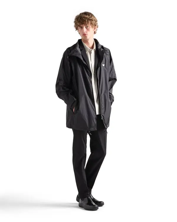 Prada Single-breasted Stretch Technical Fabric Jacket