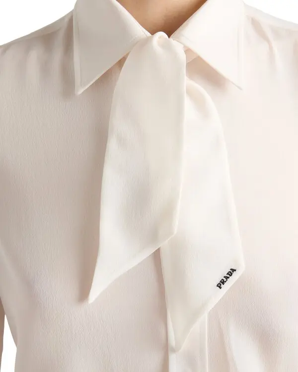 Prada Crepe De Chine Shirt