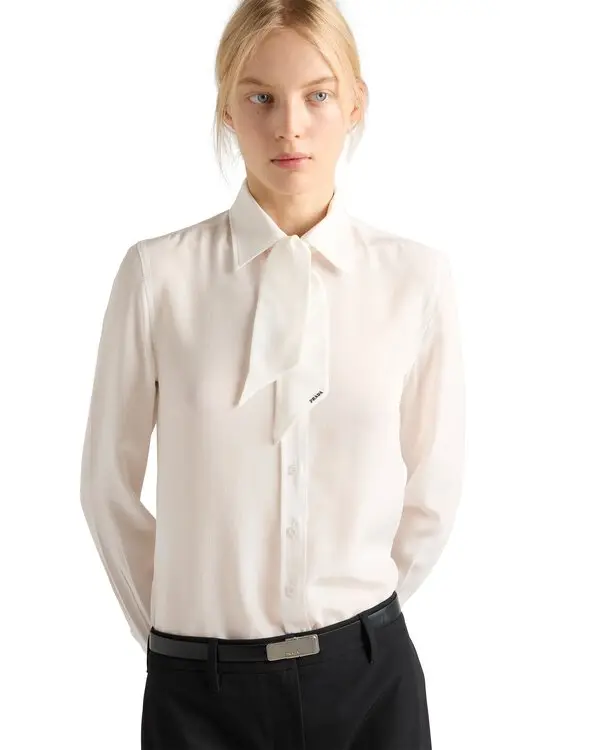 Prada Crepe De Chine Shirt