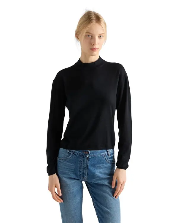Prada Cashmere Crew-neck Sweater