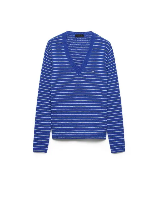 Prada Cashmere V-neck Sweater