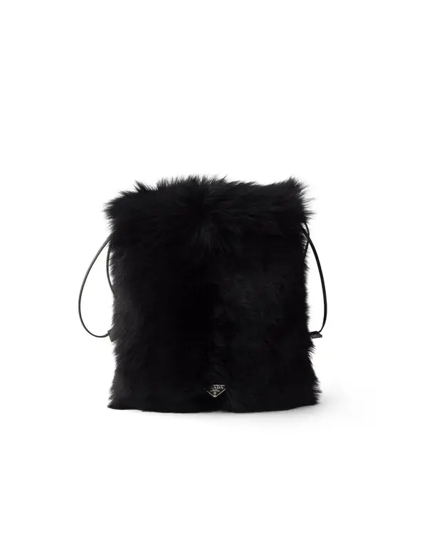 Prada Wish Shearling Pouch