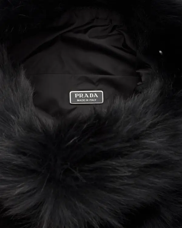 Prada Wish Shearling Pouch
