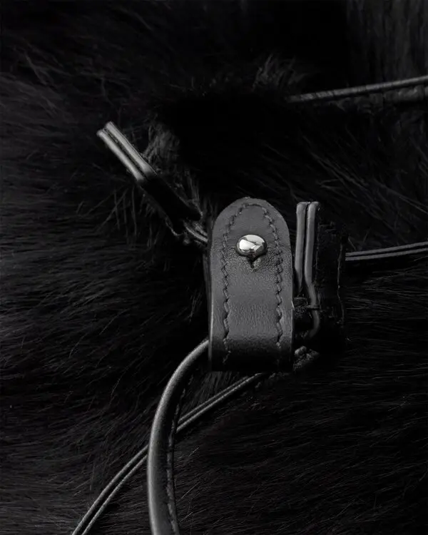Prada Wish Shearling Pouch