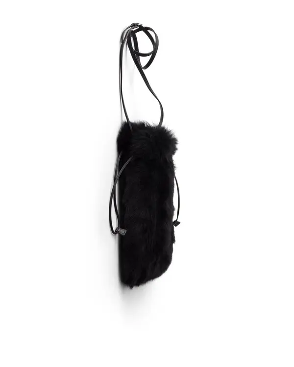 Prada Wish Shearling Pouch