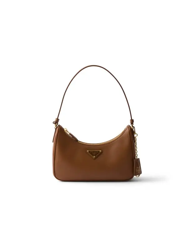 Prada Re-edition 2005 Saffiano Leather Mini-bag - Brown