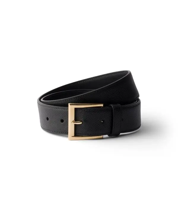 Prada Saffiano Leather Belt