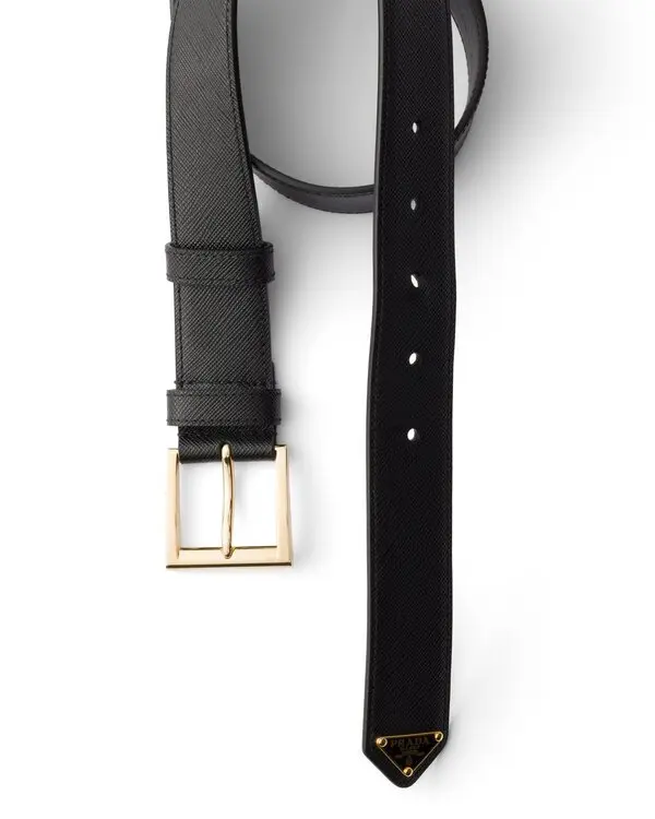 Prada Saffiano Leather Belt