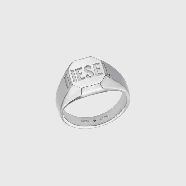 DIESEL® Stainless Steel Signet Ring