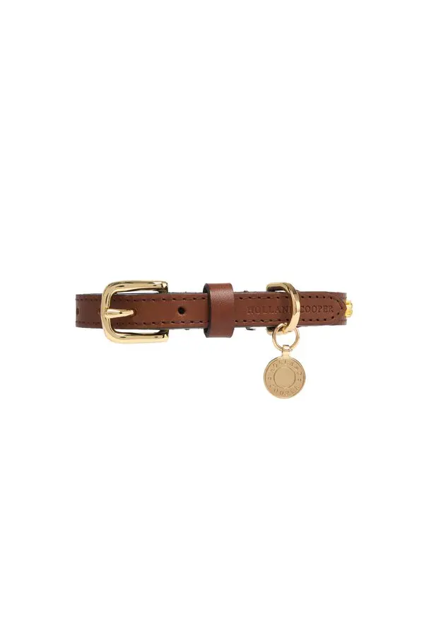 Holland Cooper Heraldic Hc Dog Collar - Tan