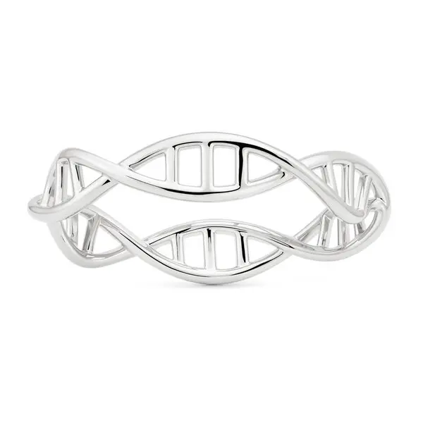 KYLIE HARPER This Is Me' Chromosome Eternity Band Ring In Sterling