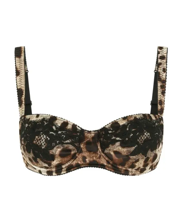 Dolce & Gabbana Leopard Print Bra