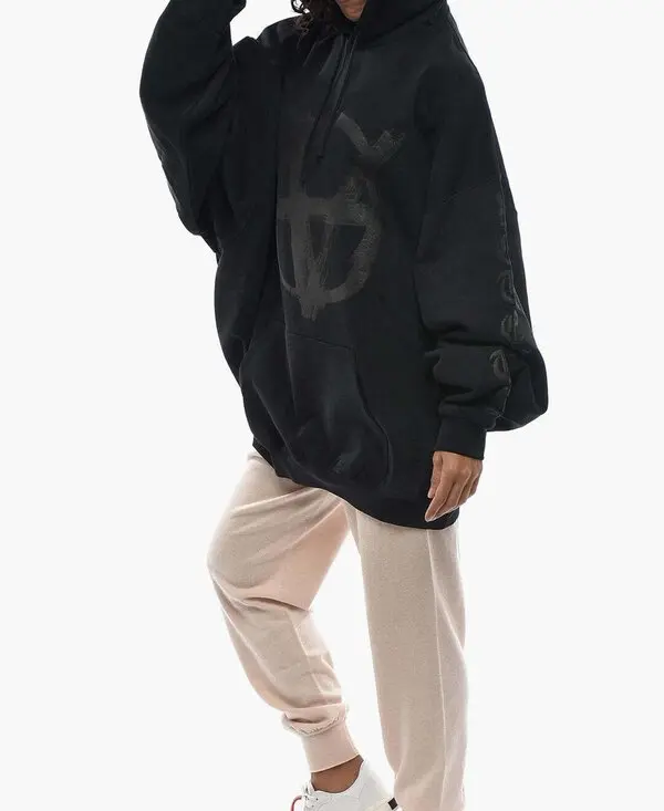 Vetements Oversized Hoodie With Embossed Detail