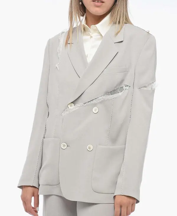 Undercover Cut-out Double-breasted Blazer
