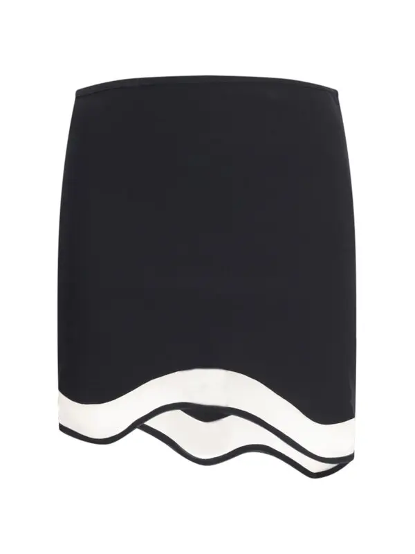 NENSI DOJAKA Wave Hem Mini Skirt