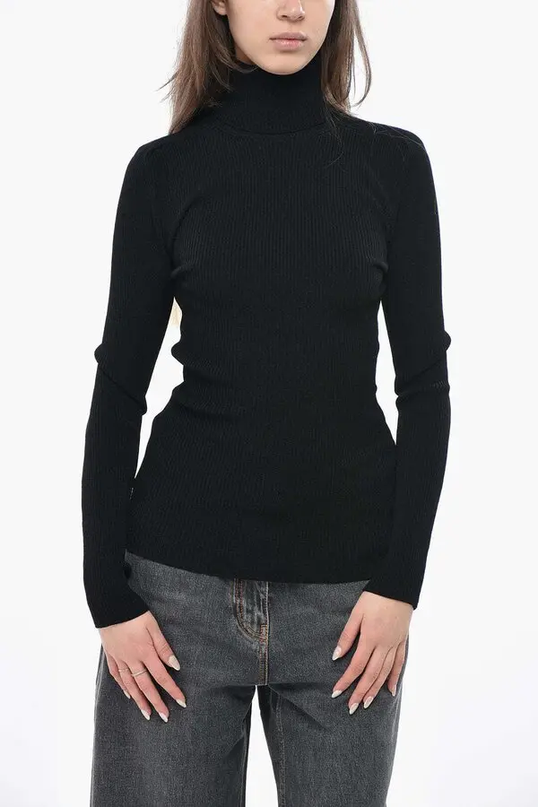 Wardrobe.NYC High-neck Long-sleeve Top