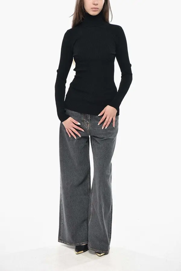 Wardrobe.NYC High-neck Long-sleeve Top