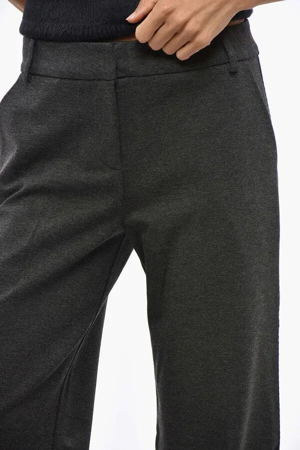 Ermanno Scervino Straight-leg Trousers With Embossed Logo