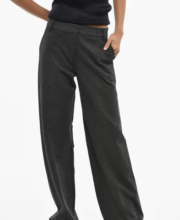 Ermanno Scervino Straight-leg Trousers With Embossed Logo