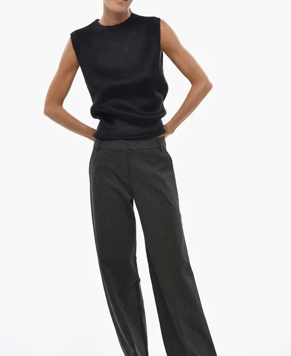 Ermanno Scervino Straight-leg Trousers With Embossed Logo