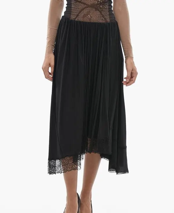 Balenciaga Flared Midi Skirt