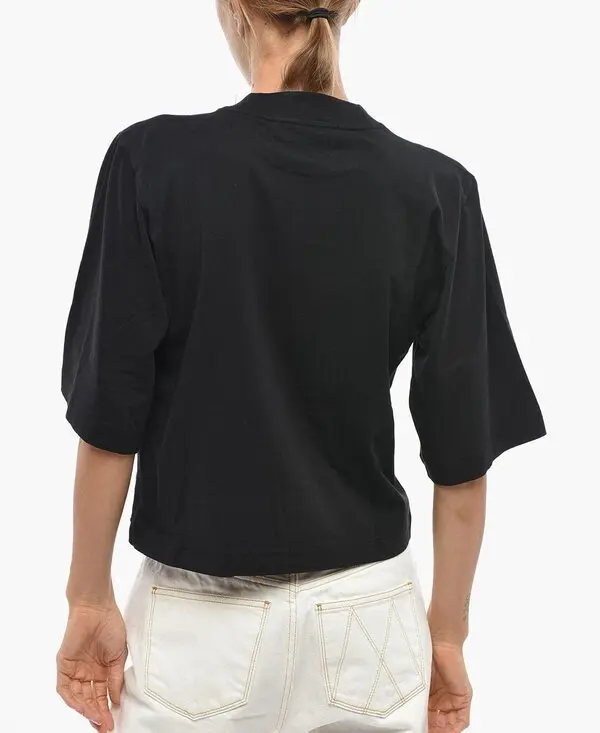 Palm Angels Oversized Contrast Logo Print T-shirt