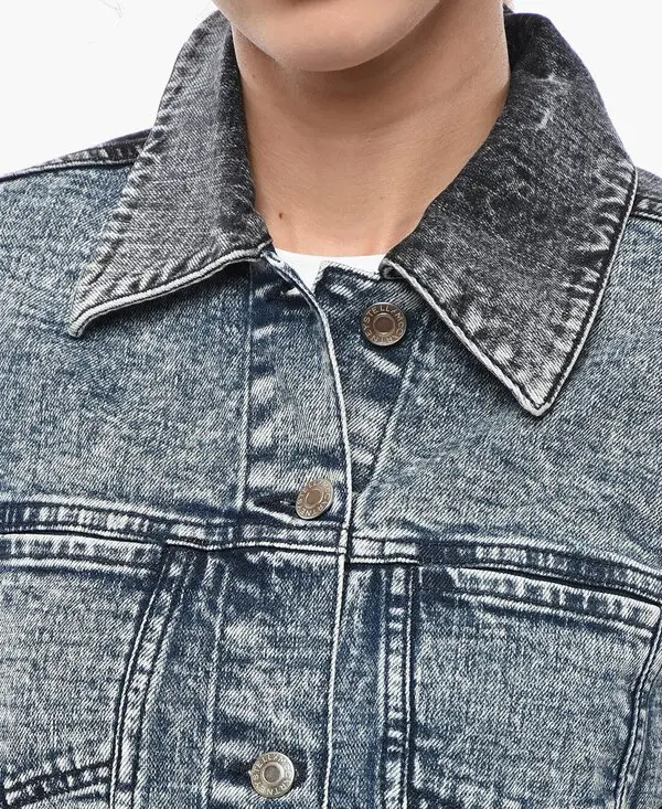 Stella McCartney Cropped Jacket With Logo Buttons