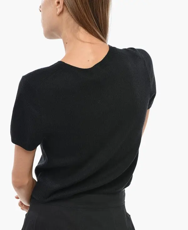 Eterne Ribbed Crewneck T-shirt