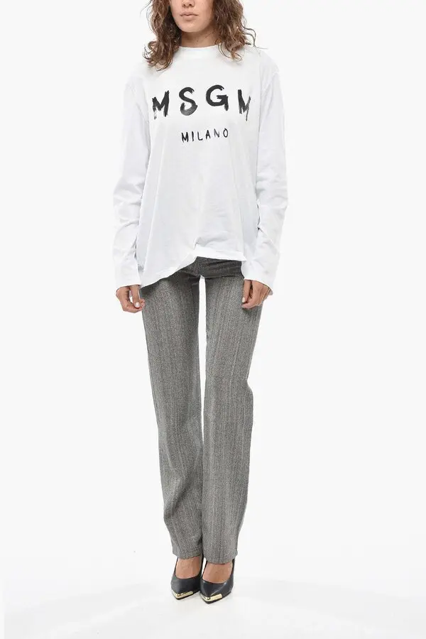 Phoebe Philo Mid-rise Five-pocket Trousers