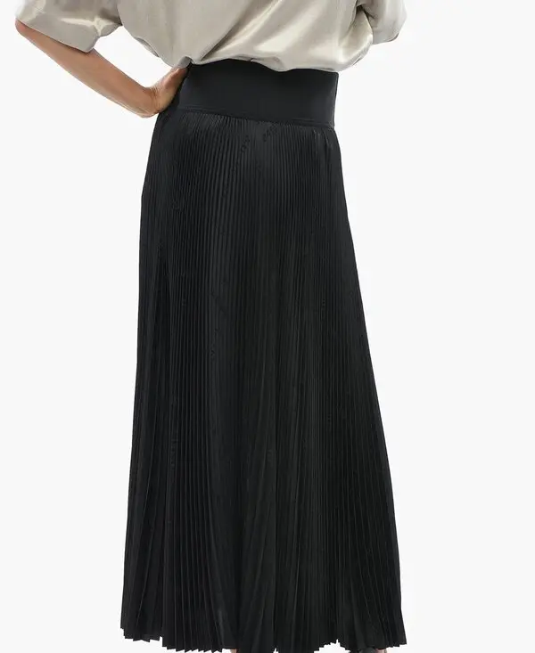 Balenciaga Plissé Midi Circle Skirt
