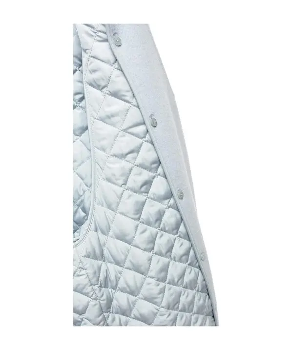 Ermanno Scervino Maxi Coat With Raised Botanical Embroidery
