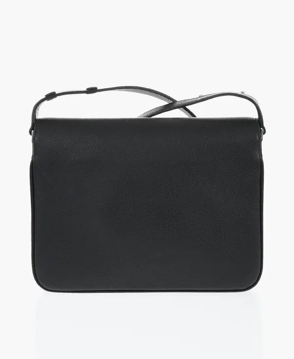 Il Bisonte Hammered-texture Leather Shoulder Bag