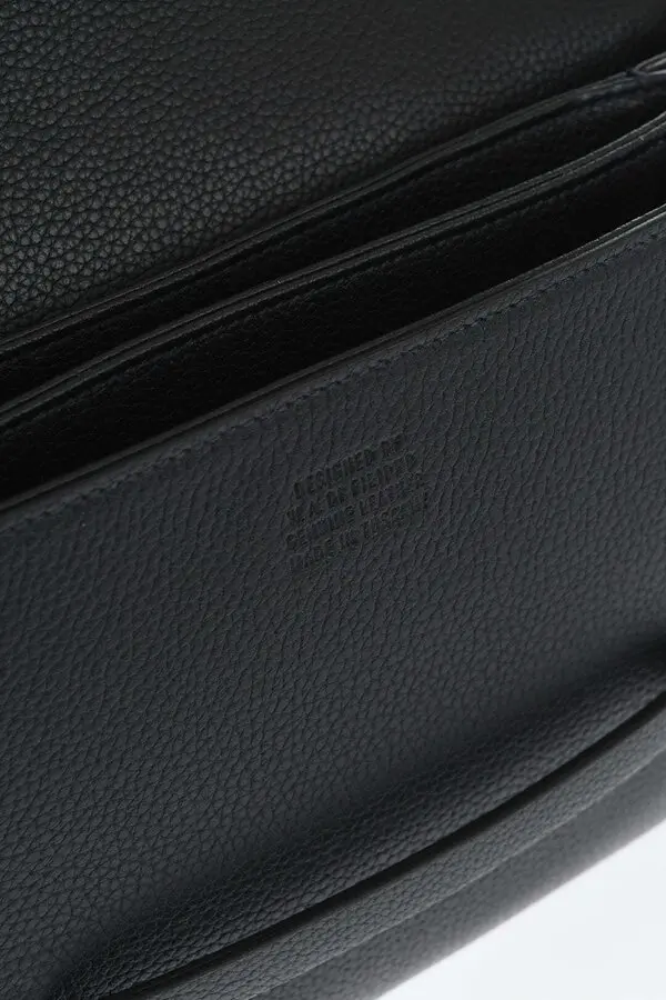 Il Bisonte Hammered-texture Leather Shoulder Bag