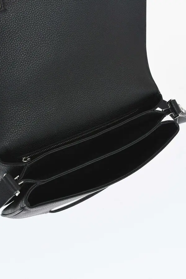 Il Bisonte Hammered-texture Leather Shoulder Bag