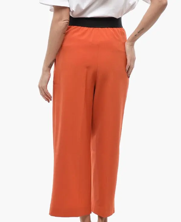 Stella McCartney Cropped Pants With Elastic Waist