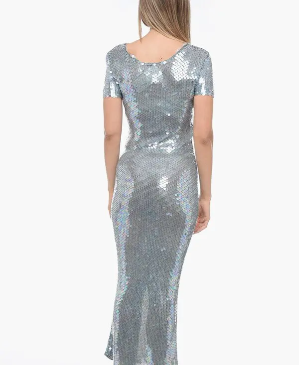 MAISON MARGIELA Sequin Short-sleeve Dress