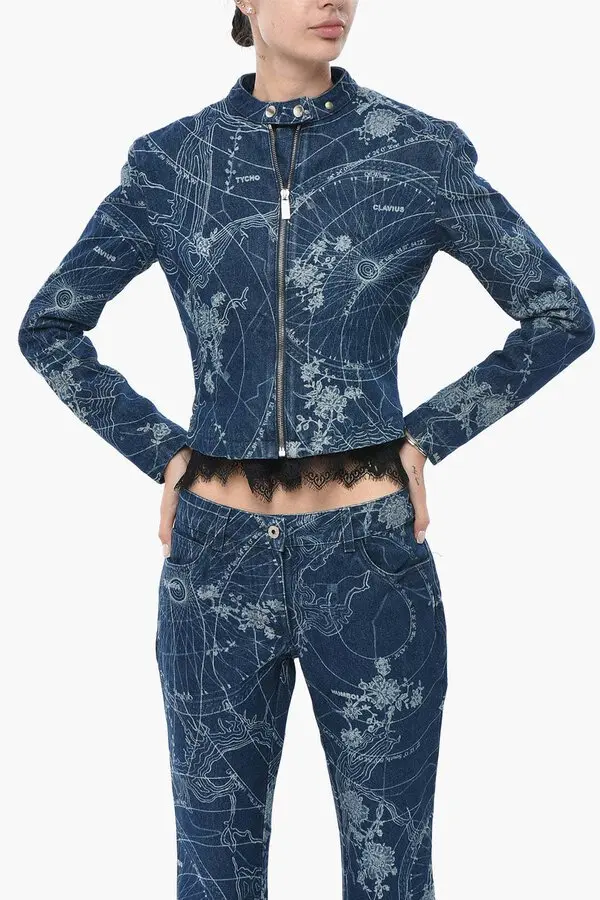 Off-White Printed Full-zip Jacket