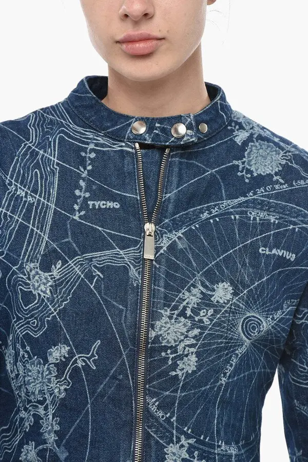 Off-White Printed Full-zip Jacket