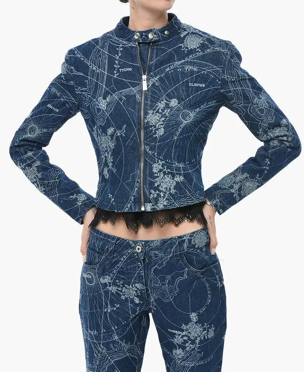 Off-White Printed Full-zip Jacket