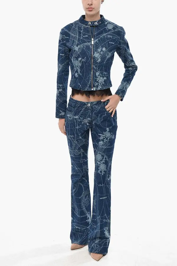 Off-White Printed Full-zip Jacket