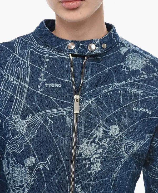 Off-White Printed Full-zip Jacket
