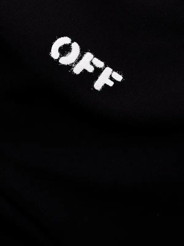 Off-White Flared Dress With Cut-outs