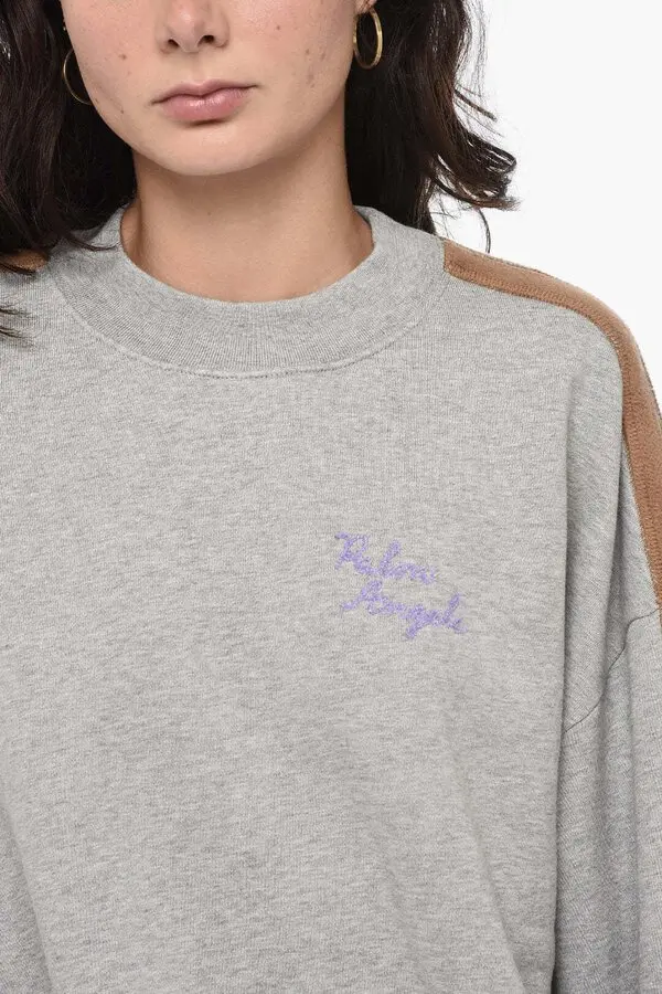 Palm Angels Embroidered Crewneck Sweatshirt