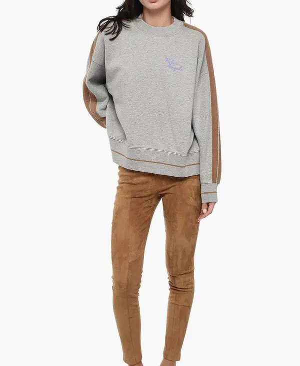 Palm Angels Embroidered Crewneck Sweatshirt