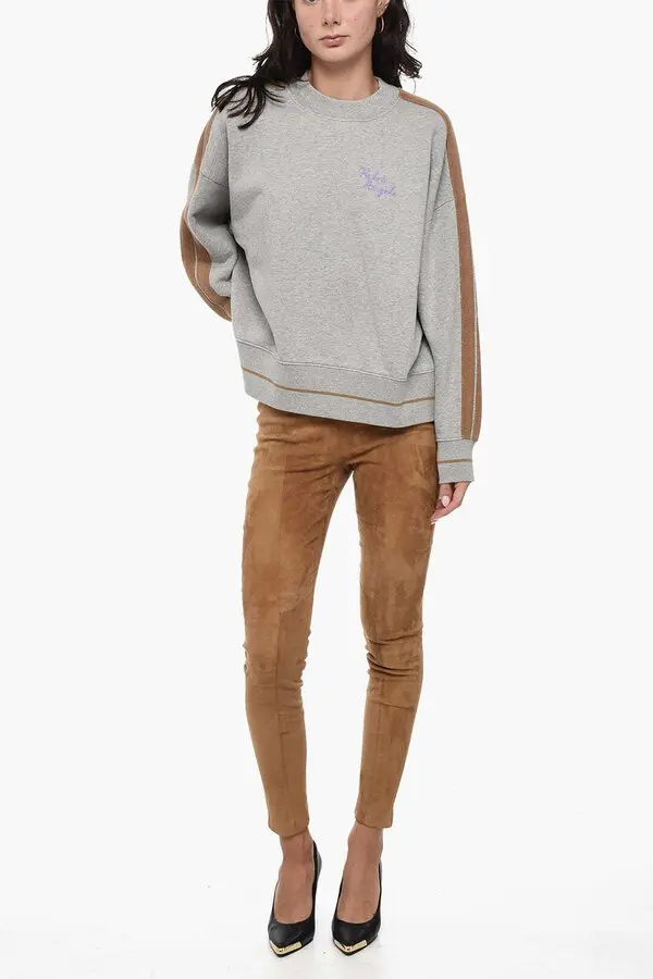 Palm Angels Embroidered Crewneck Sweatshirt